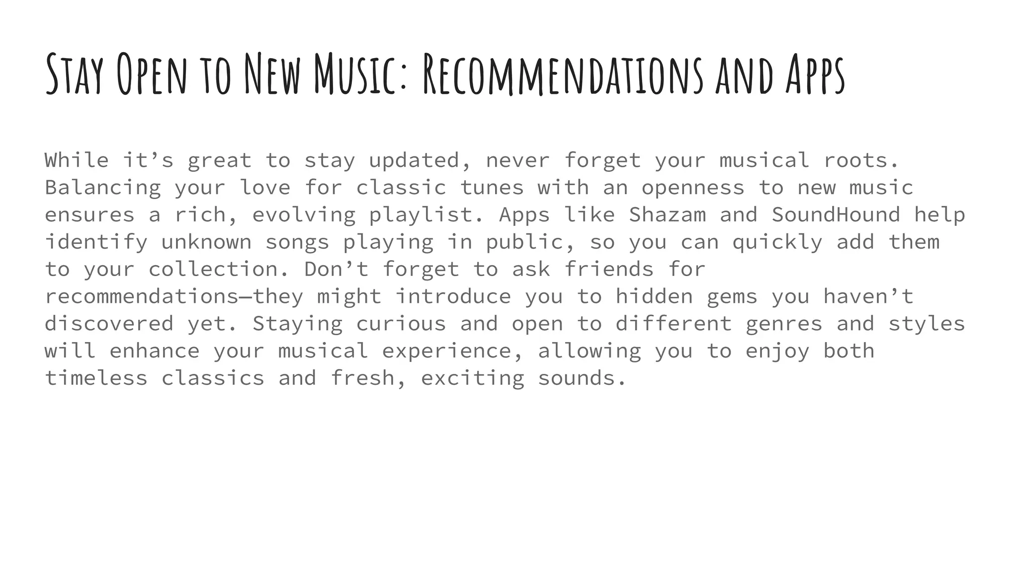 Keep Up With Current Music Trends - a PPT | PDF