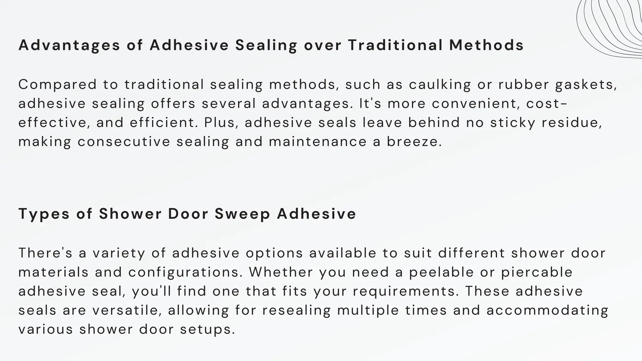 Keep Your Bathroom Dry and Safe with Premium Shower Door Sweep Adhesive.pdf