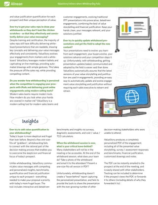 B2B Sales: Why Traditional Whiteboarding / Whiteboard Selling Doesn't Work | PDF