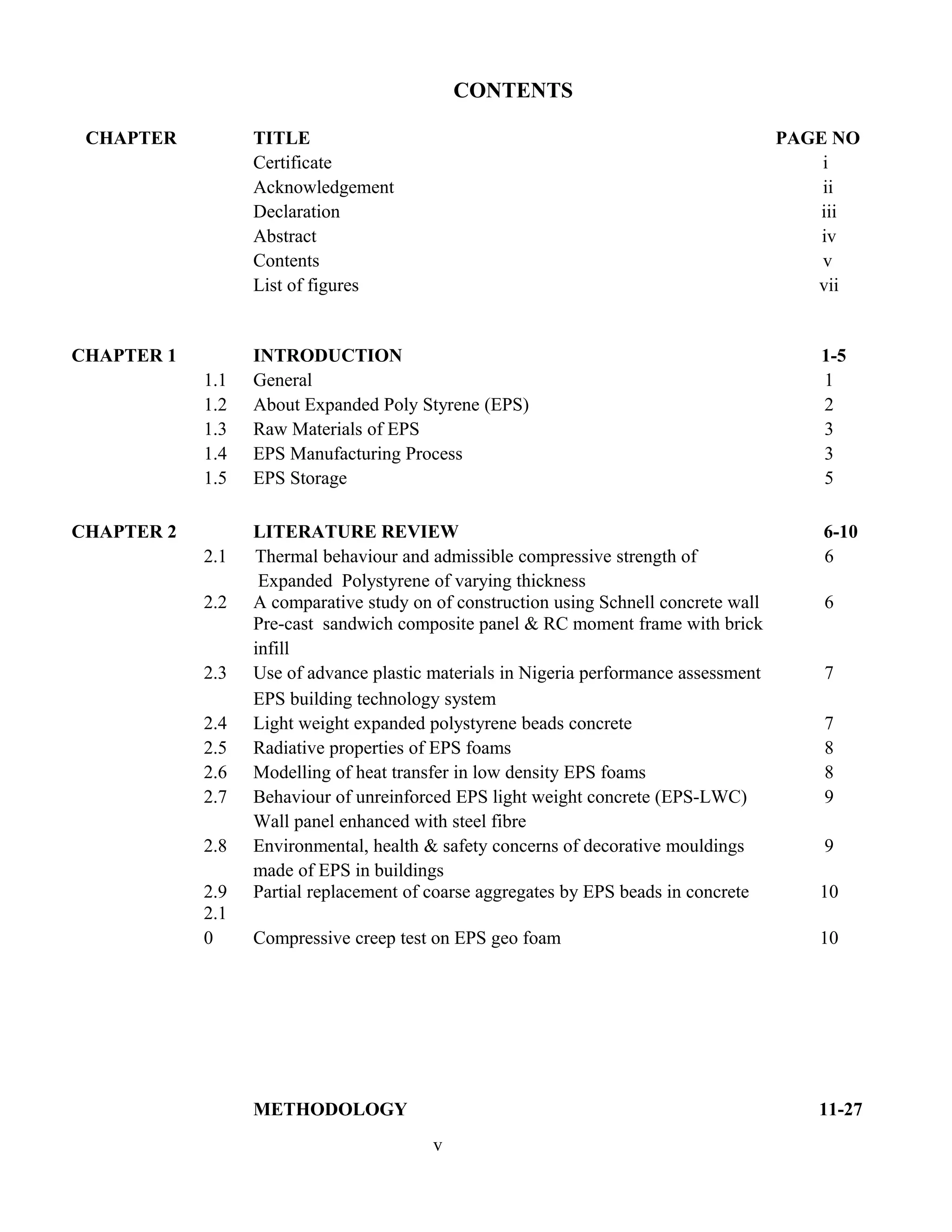 expanded polystyrene technology in construction | DOC