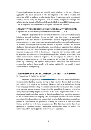 expanded polystyrene technology in construction | DOC