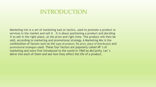 Marketing mix | PPT