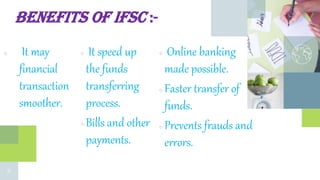 INDIAN FINANCIAL SYSTEM CODE | PPTX