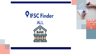 INDIAN FINANCIAL SYSTEM CODE | PPTX