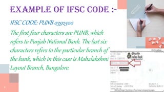 INDIAN FINANCIAL SYSTEM CODE | PPTX