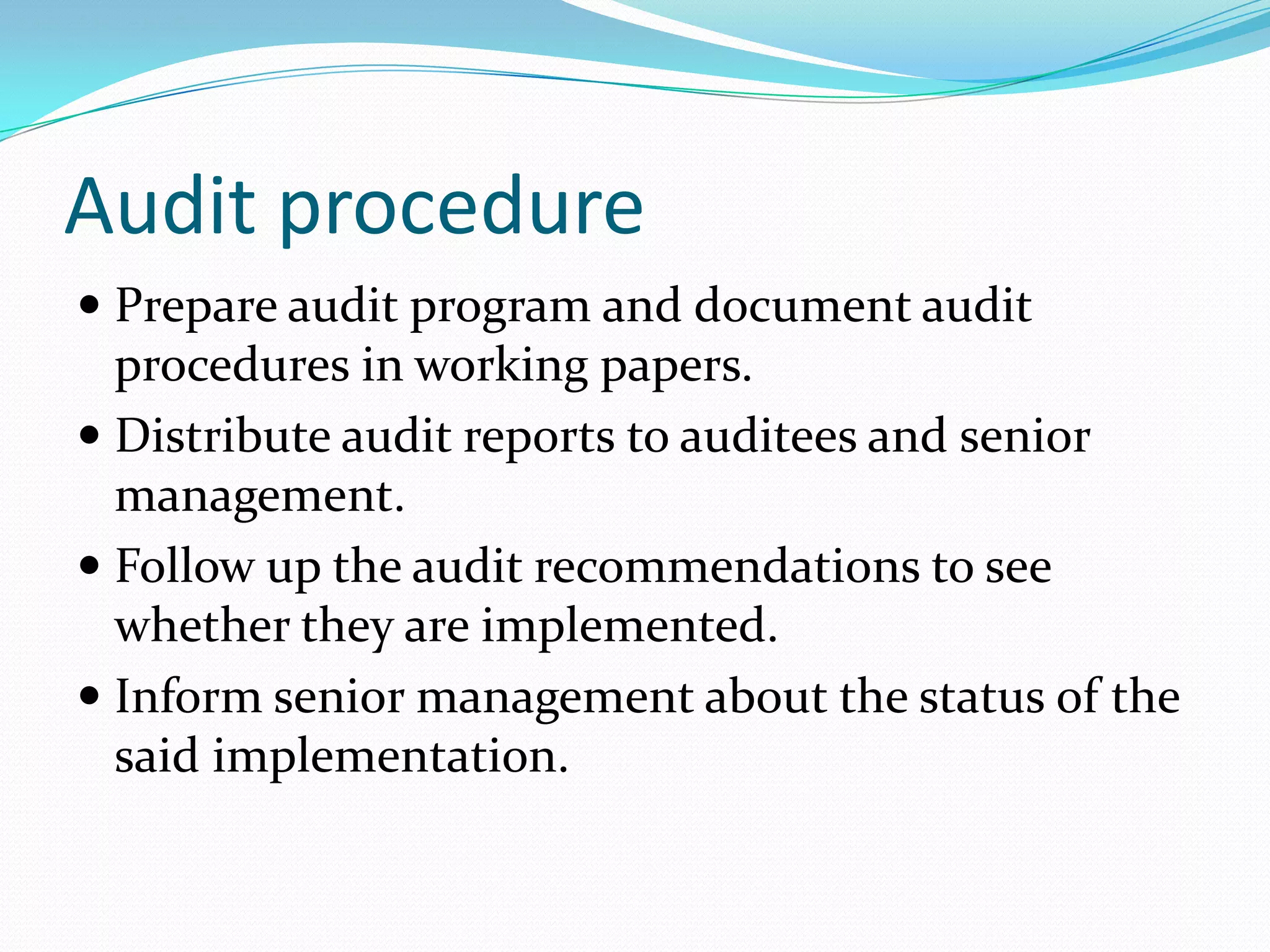 vijaya bank audit procedure | PPT