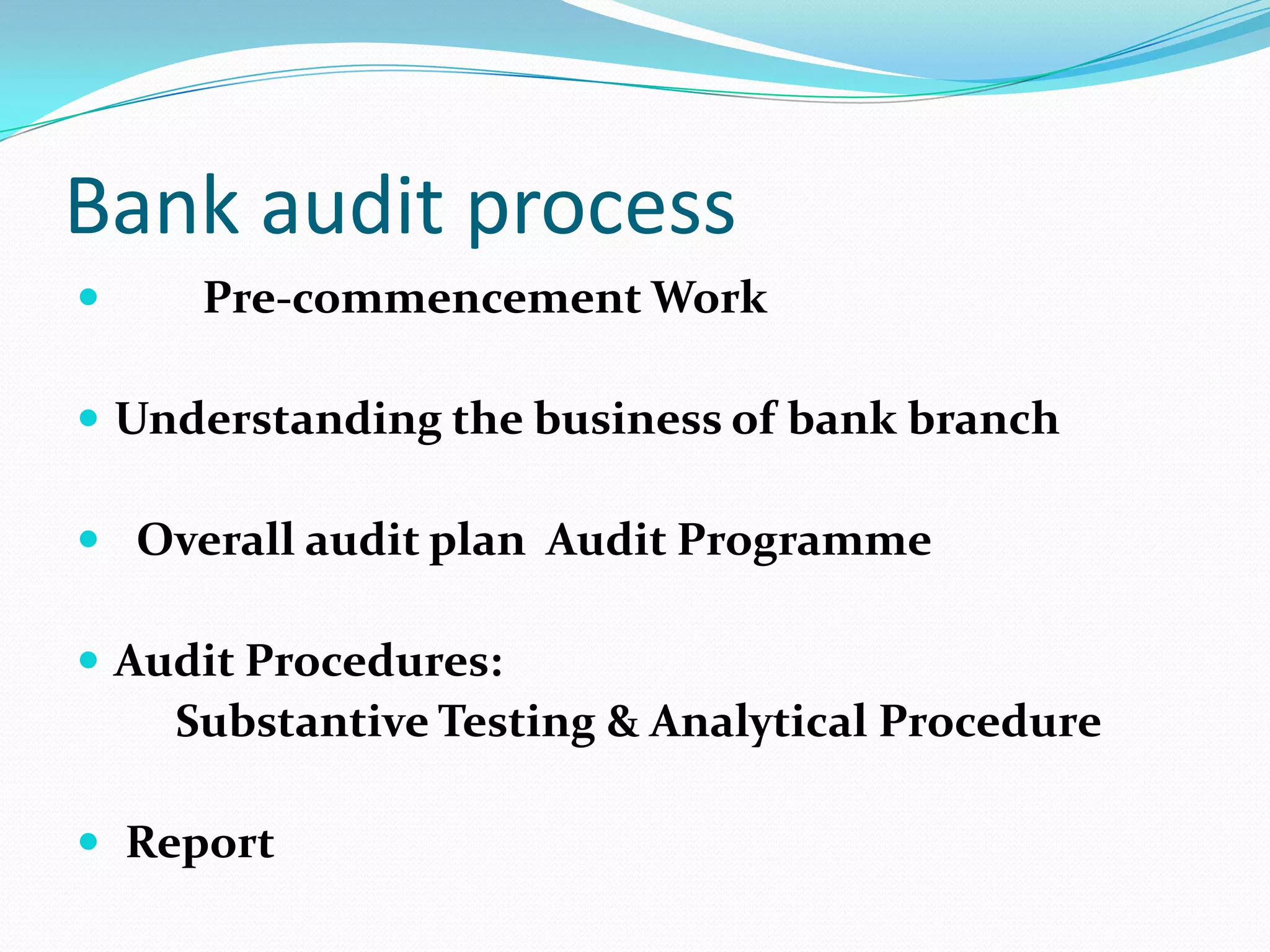 vijaya bank audit procedure | PPT