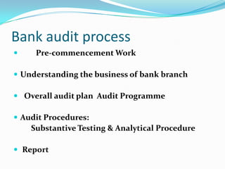 vijaya bank audit procedure | PPT