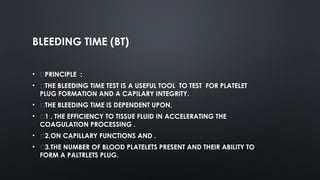 Laboratory Methods used in the Investigation of Coagulation Disorders ...