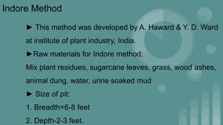 Composting of solid wastes, Anaerobic Digestion , methane production ...