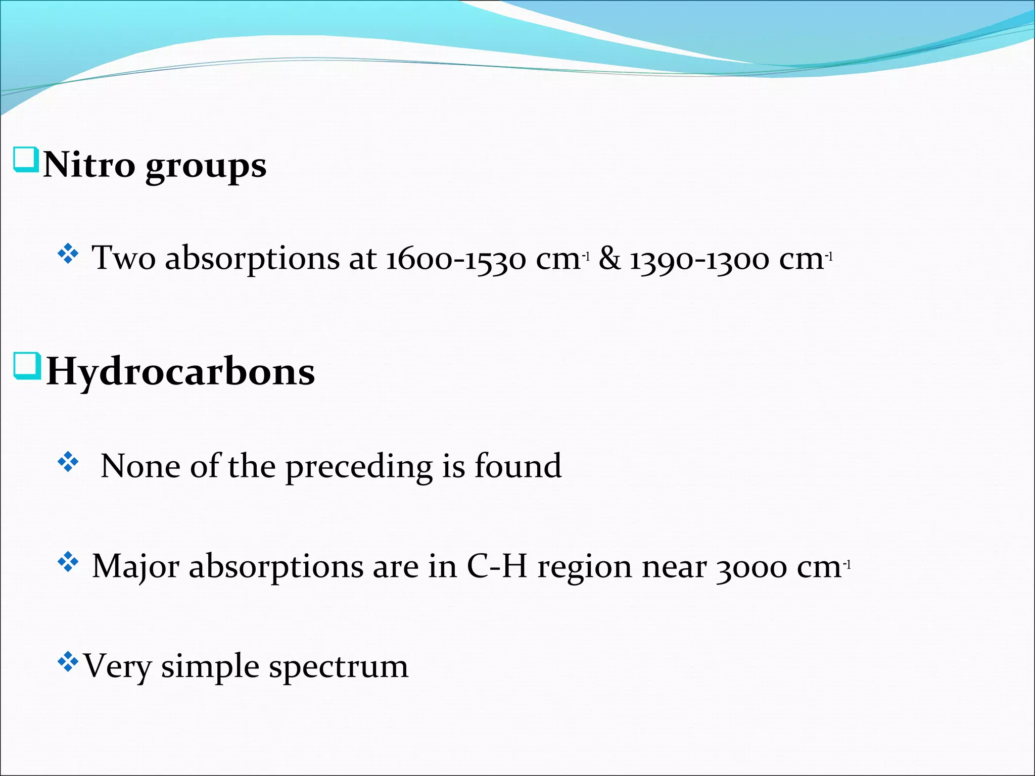 Interpretation of IR spectra | PPT