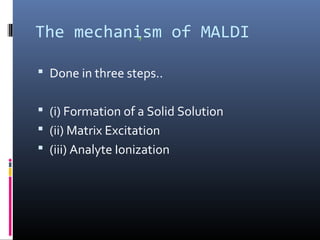 MALDI | PPT