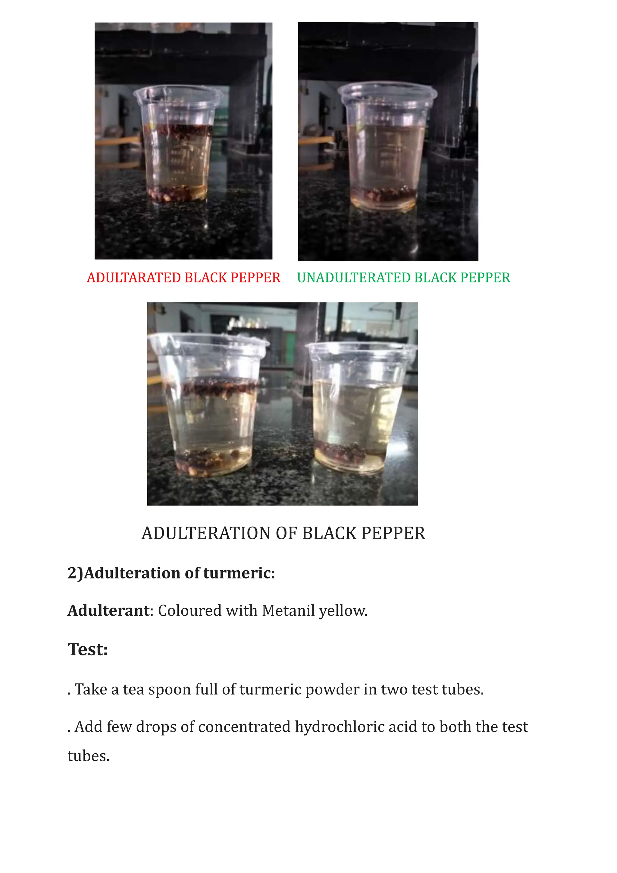 FOOD ADULTERATION AND ITS IMPACT ON HUMAN LIFE | DOCX