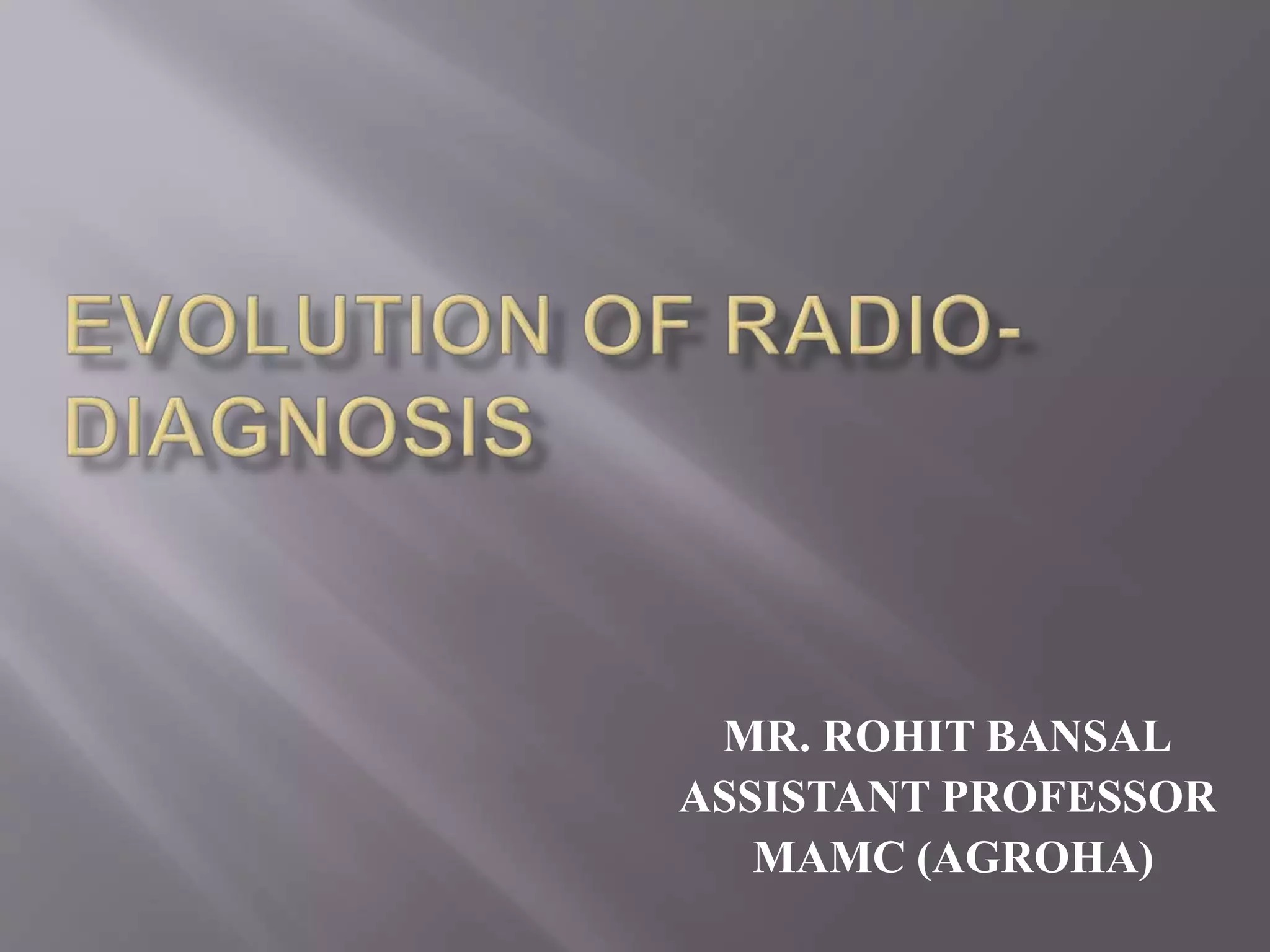 Radiology evolution .pdf