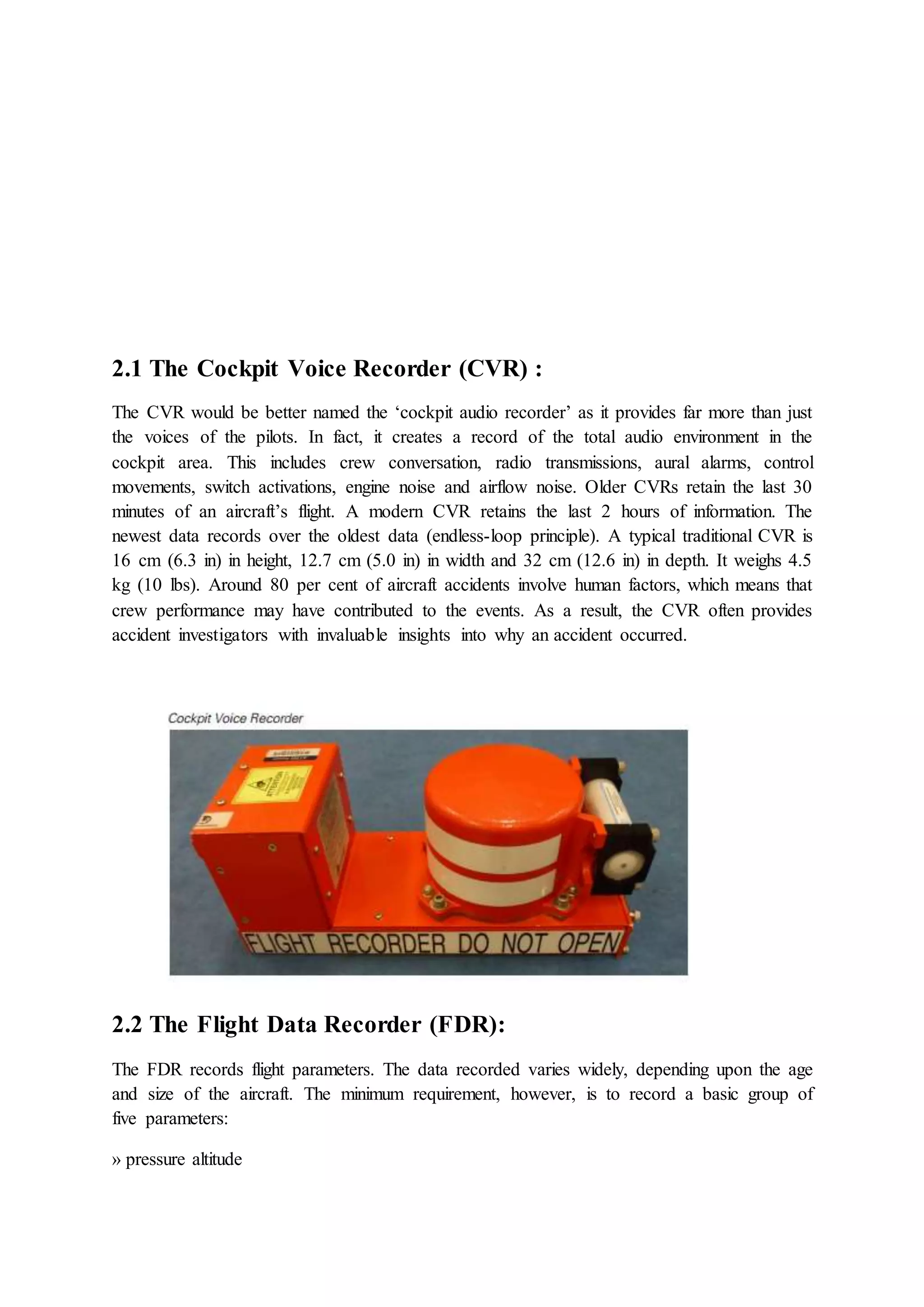 Abstract Black box flight recorders | DOCX