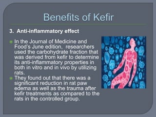 Kefir Probiotic Benefits | PPTX