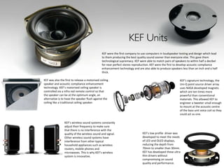 Kef Speaker Project - Michael Luttners Tickner | PPT