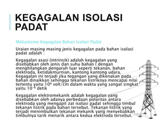 Kegagalan isoalasi ttt | PPTX