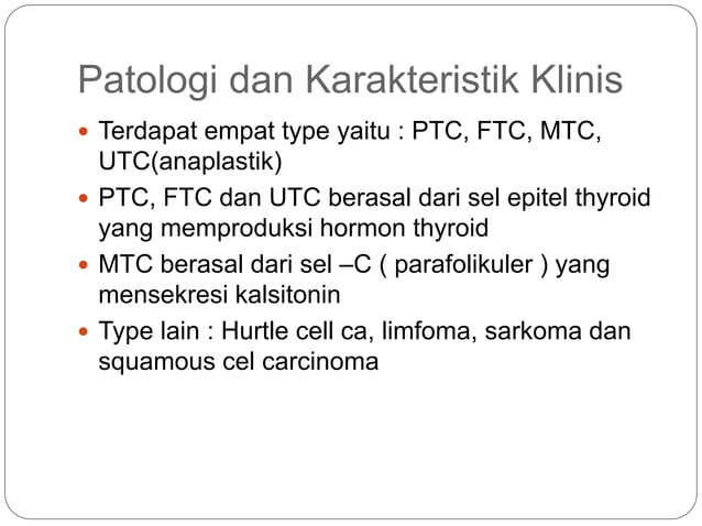 Keganasan thyroid Ca tyroid | PPTX