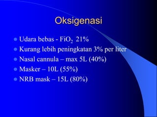 Kegawatdaruratan respirasi | PPTX