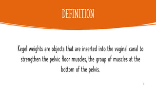 Kegel weights / vaginal weight lifting | PDF | Reproductive Health ...