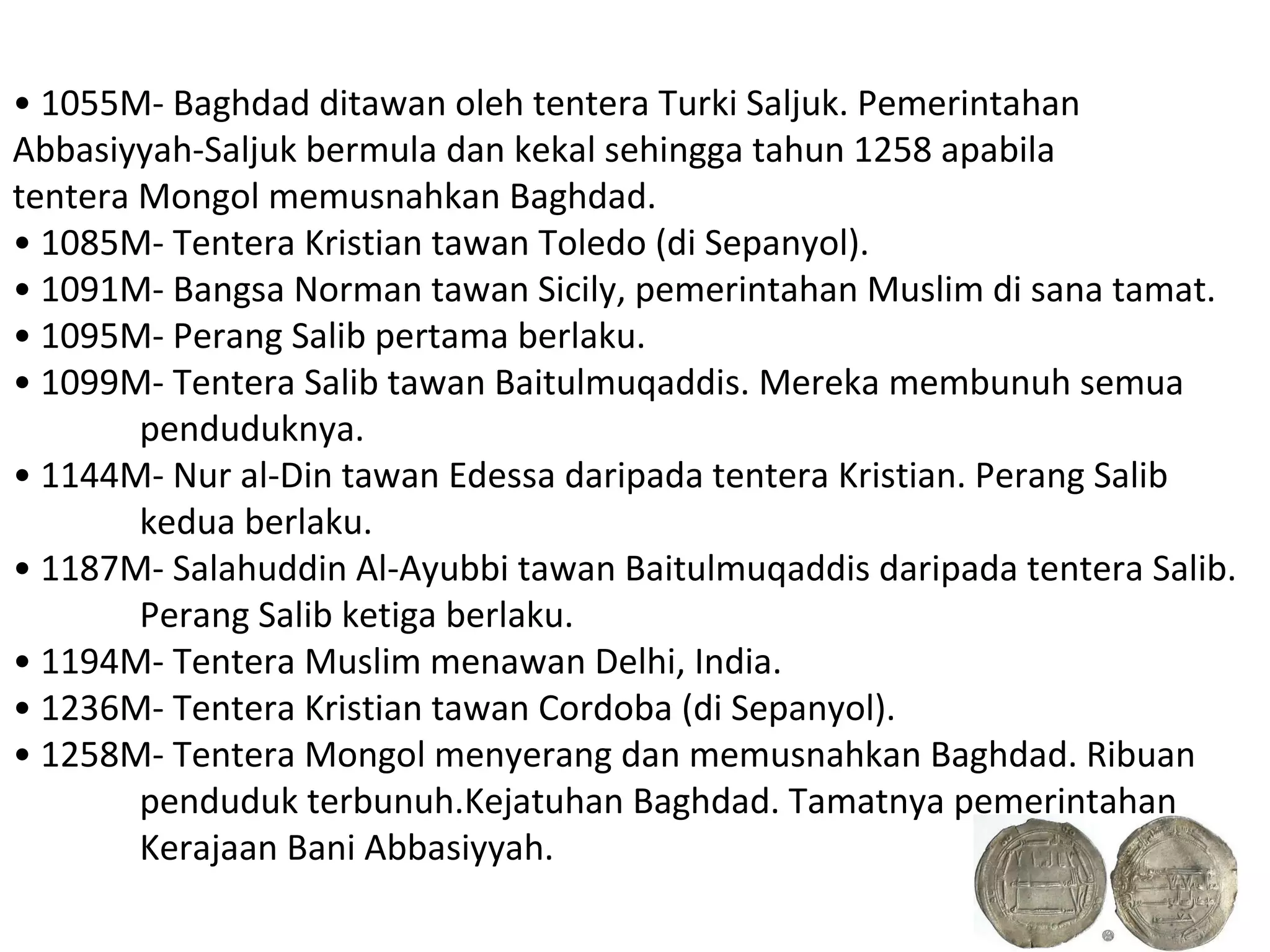 Kegemilangan Dan Kejatuhan Daulah Abbasiyah | PPT