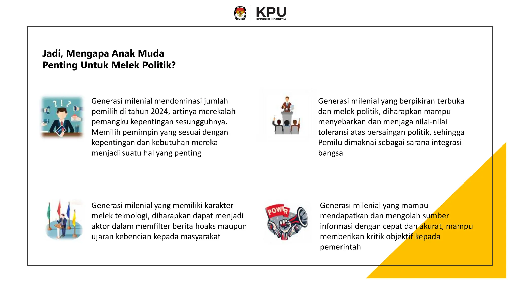 Strategi meraih partisipasi pemilih dalam pemilu kepala daerah dan wakil kepala daerah tingkat ...