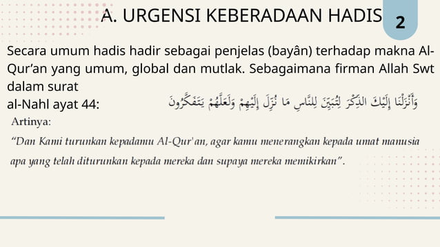 KEGIATAN 4 KEDUDUKAN HADIS DALAM ISLAM.pptx