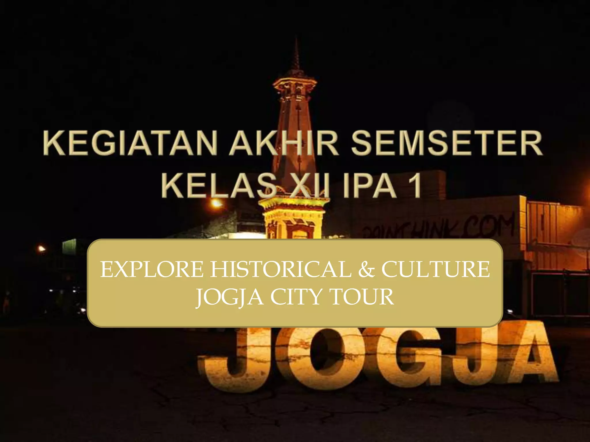 Kegiatan akhir semseter kelas xii ipa 1 | PPT