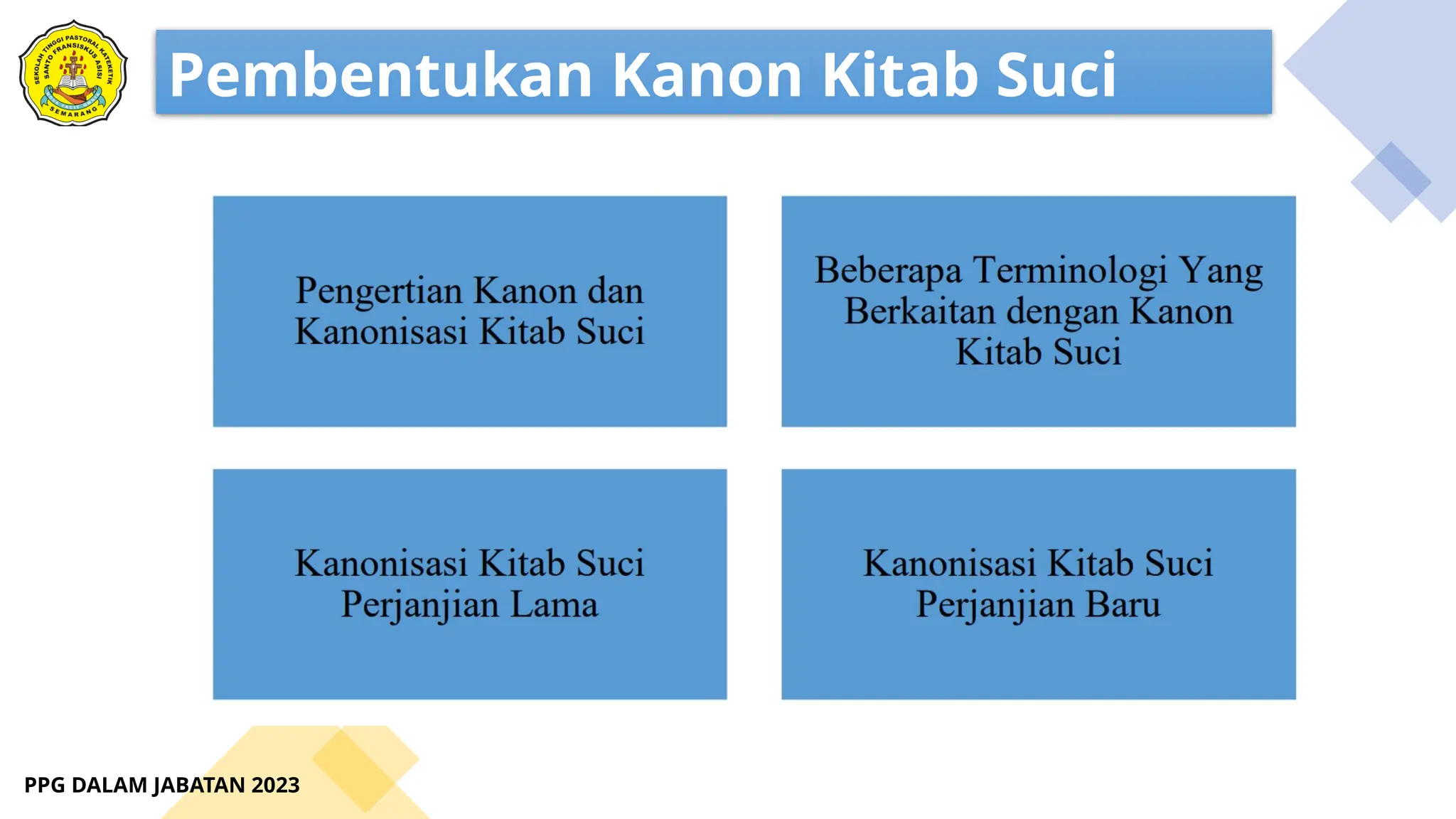 Kegiatan Belajar Kitab Suci - Kegiatan Belajar Kitab SuciKegiatan ...