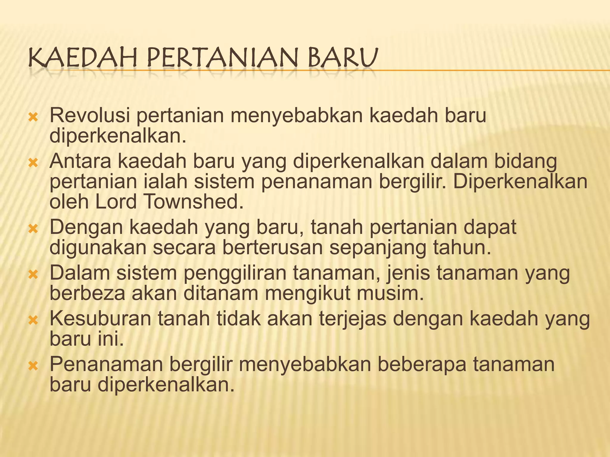 Kegiatan pertanian di england pada abad ke 17 m | PPTX