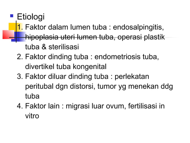 Kehamilan ektopik | PPT