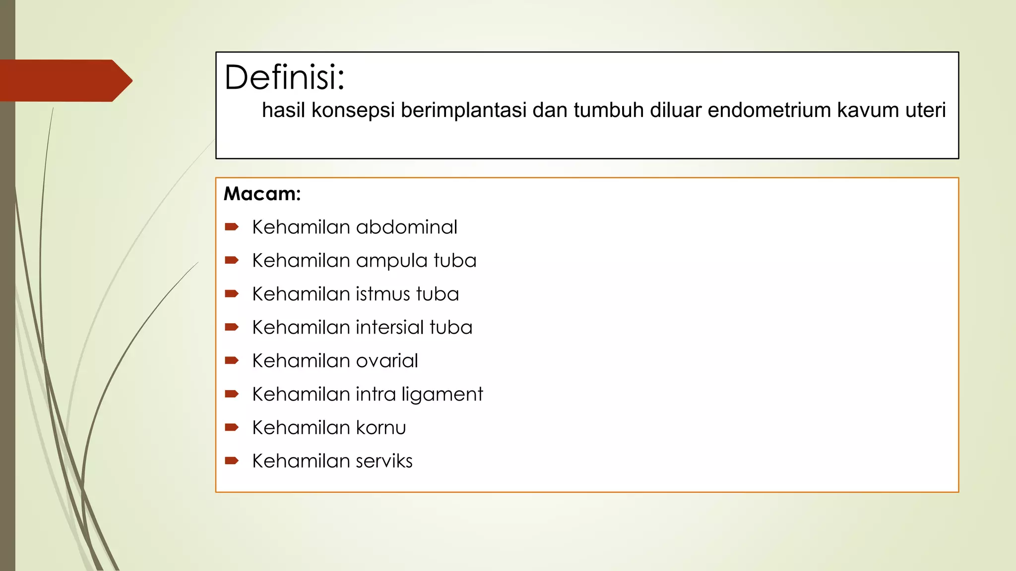 Kehamilan ektopik | PPTX