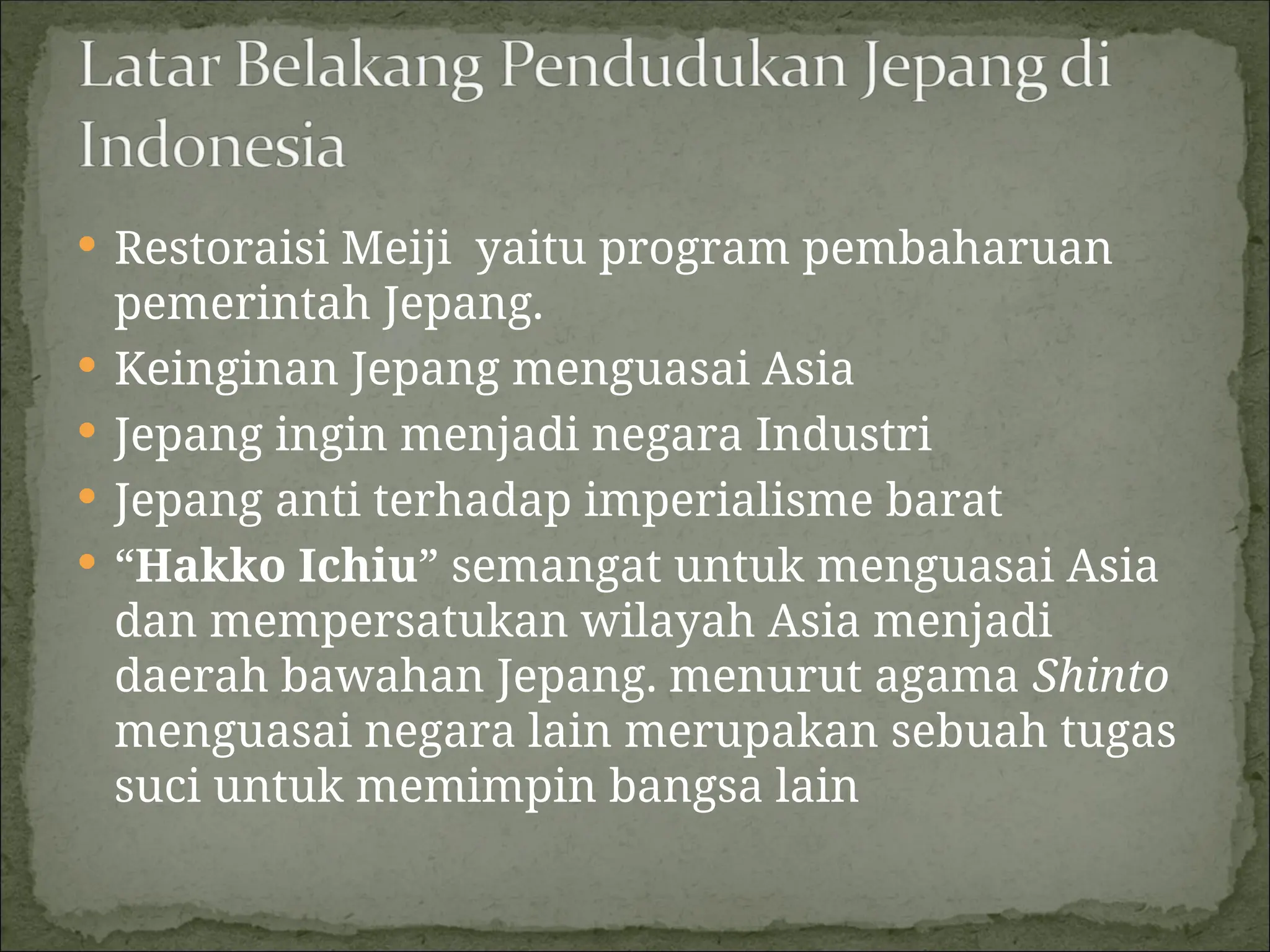 Kehidupan indonesia pada masa pendudukan Jepang.ppt