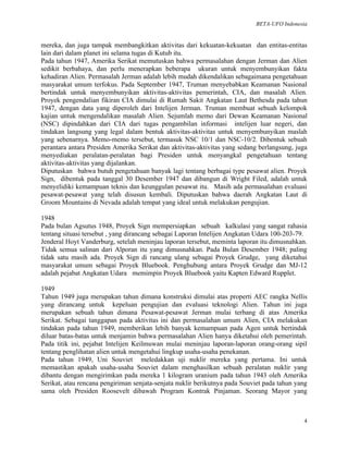 Kehidupan Luar Planet, Perjanjian Rahasia Pemerintah AS dan Para Alien ...