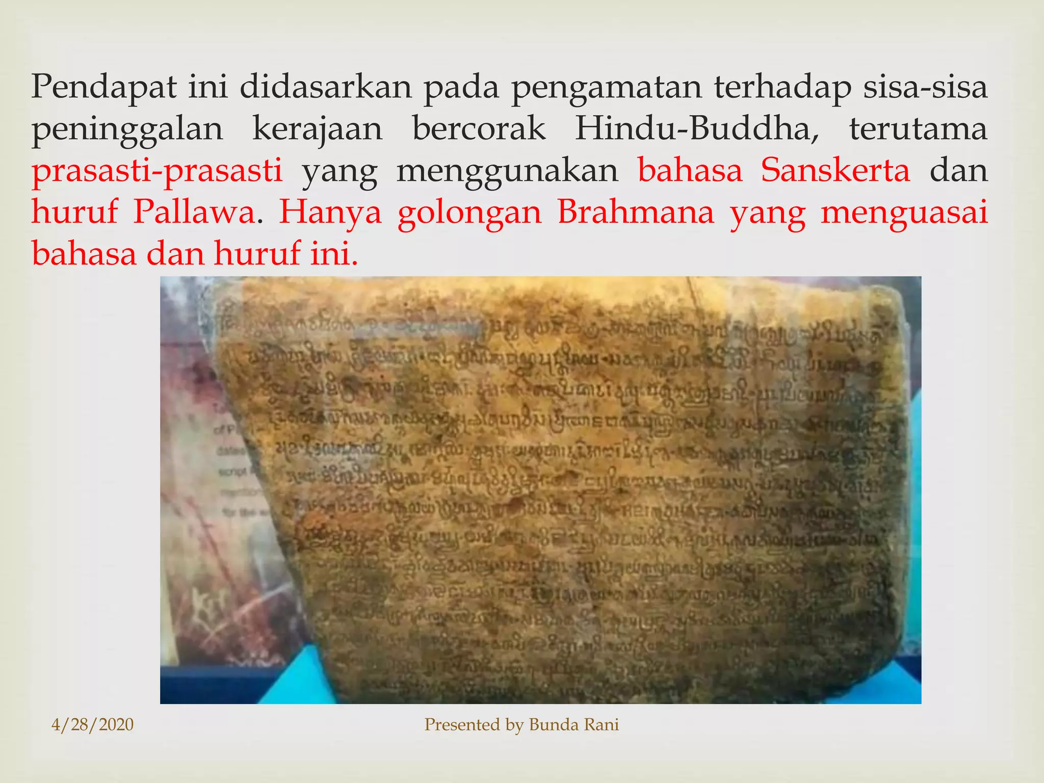 Kehidupan Masyarakat pada Masa Hindu-Buddha pt. 1 [Teori Masuknya ...