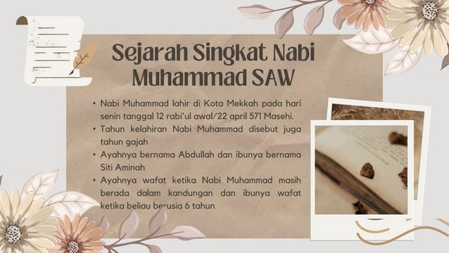 KEHIDUPAN NABI MUHAMMAD SEBAGAI RAHMATAN LIL ALAMIN .pptx