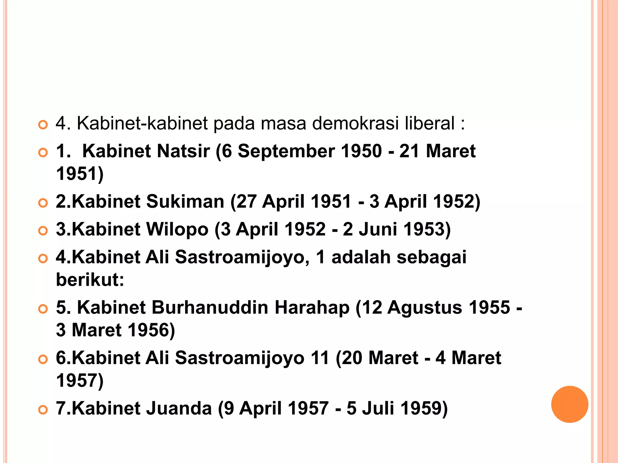 Kehidupan politik indonesia awal kemerdekaan sampai terpimpin | PPT