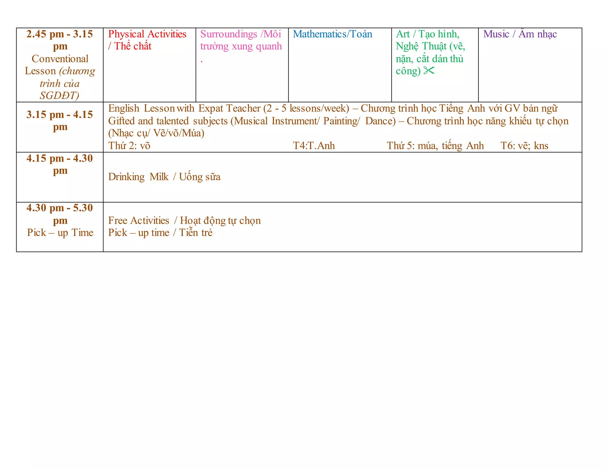 Ke hoach thang 6 lop mon | DOCX