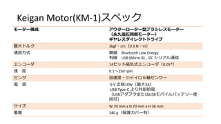 Keigan motor 第1回 関西ros勉強会 | PPT