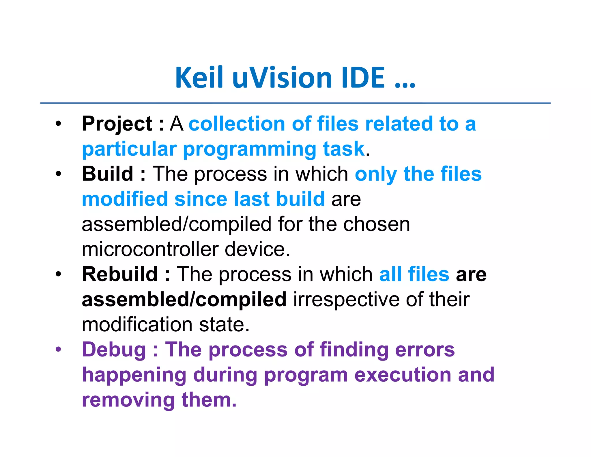 Debugging programs with Keil uVision | PPT