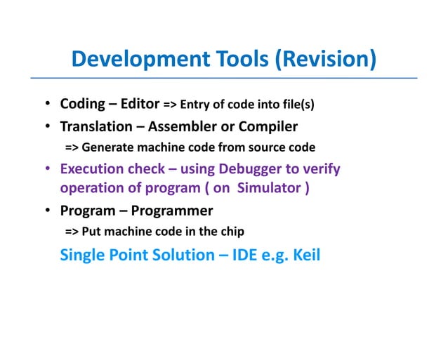 Debugging Programs With Keil Uvision Ppt