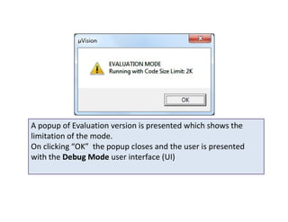 Debugging programs with Keil uVision | PPT