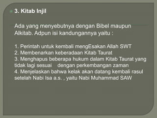 KEIMANAN KEPADA KITAB-KITAB ALLAH SWT | PPTX
