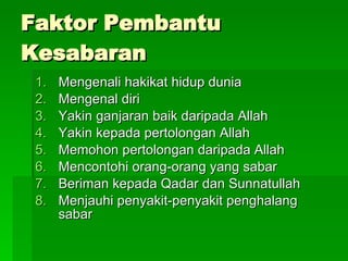 Keindahan Sabar | PPT