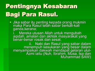 Keindahan Sabar | PPT