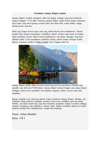 Keindahan Gunung Rinjani.docx