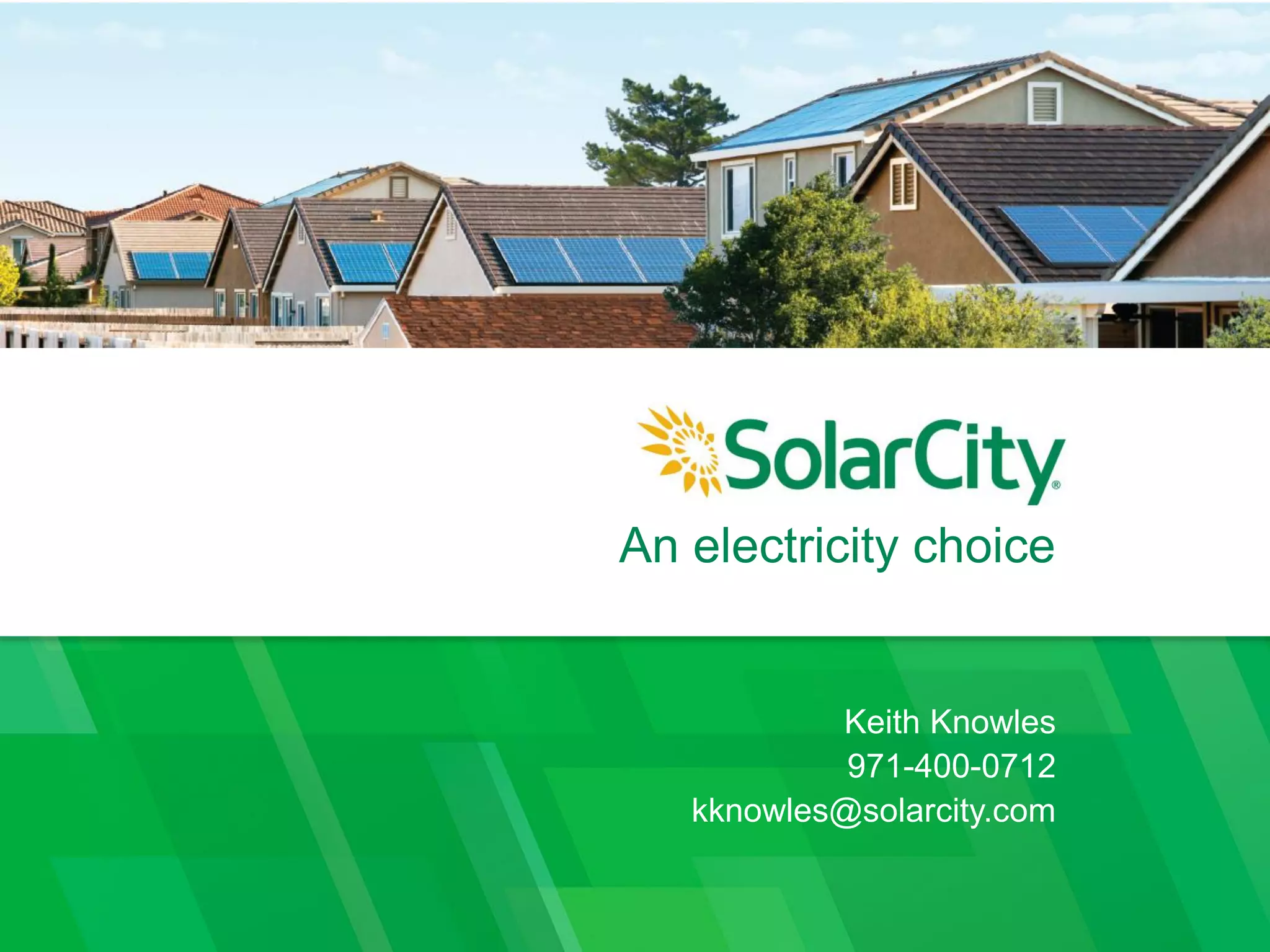 Keith Knowles - SolarCity | PDF
