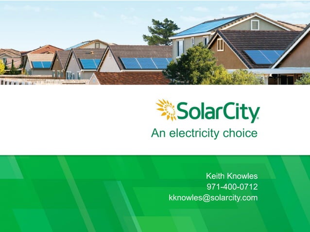 Keith Knowles - SolarCity | PDF