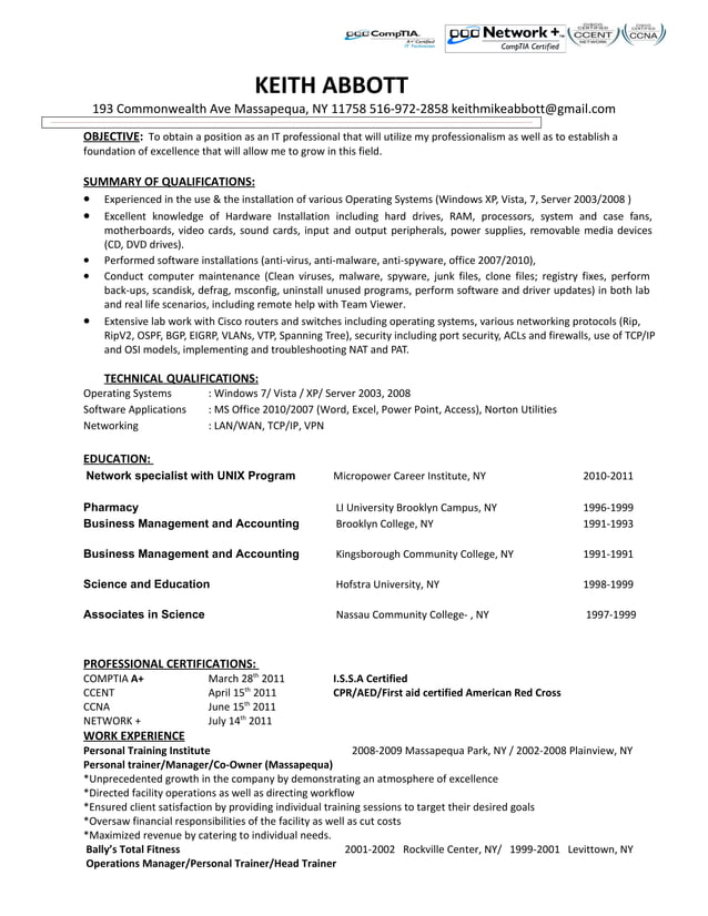 Keith Abbot Resume Final New | DOC